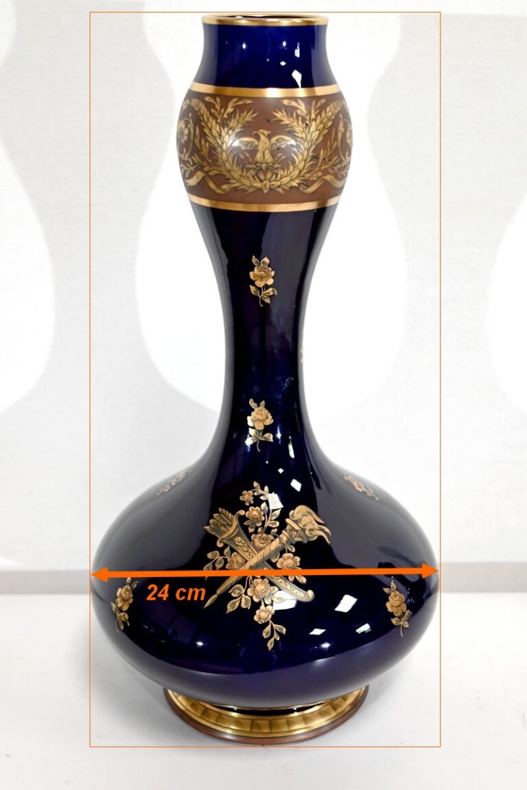 Paire de Vases en Faïence Fine, Jaget & Pinon – Début XXe