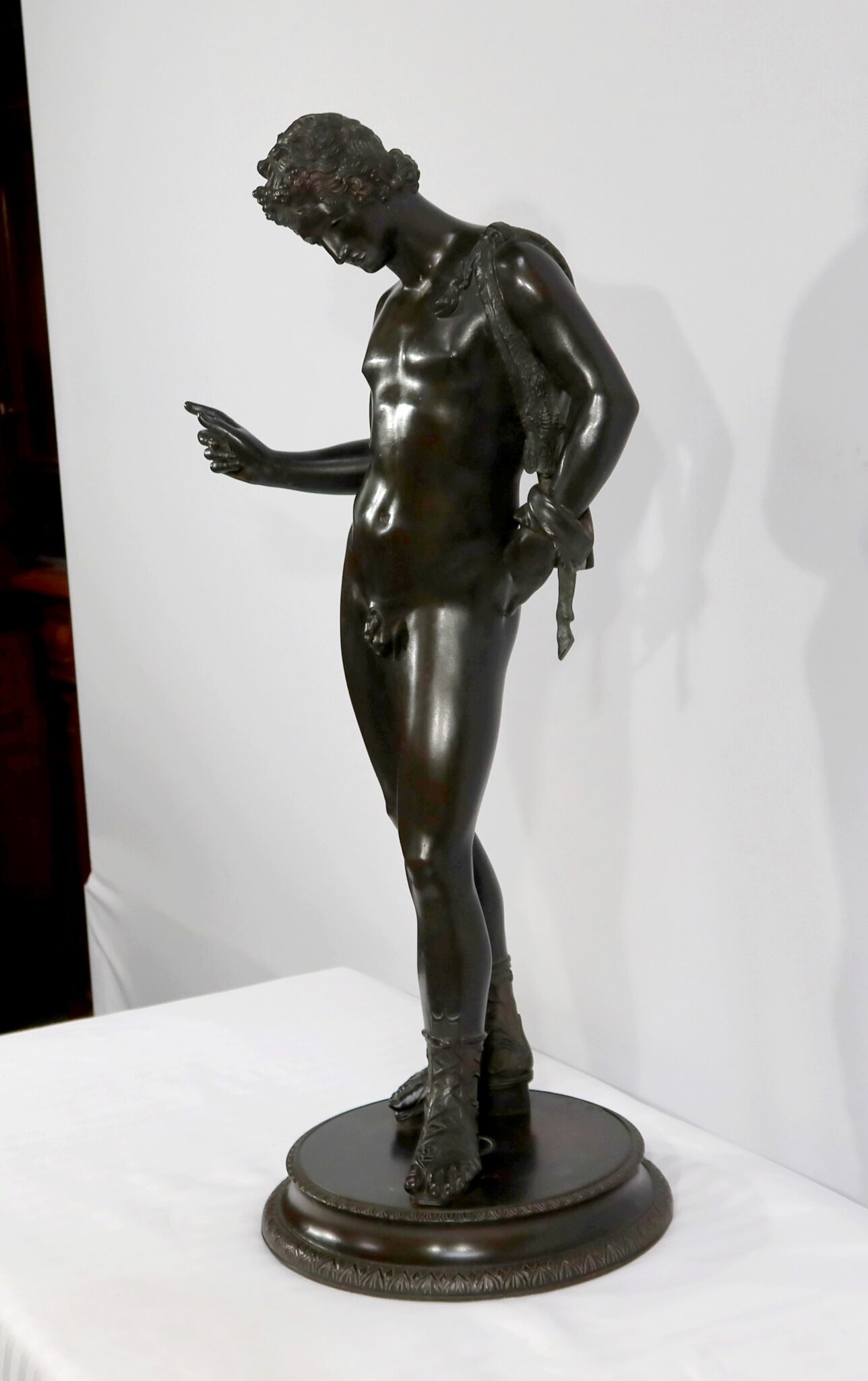Important Bronze « Narcisse » de M. Amodio – Fin XIXe