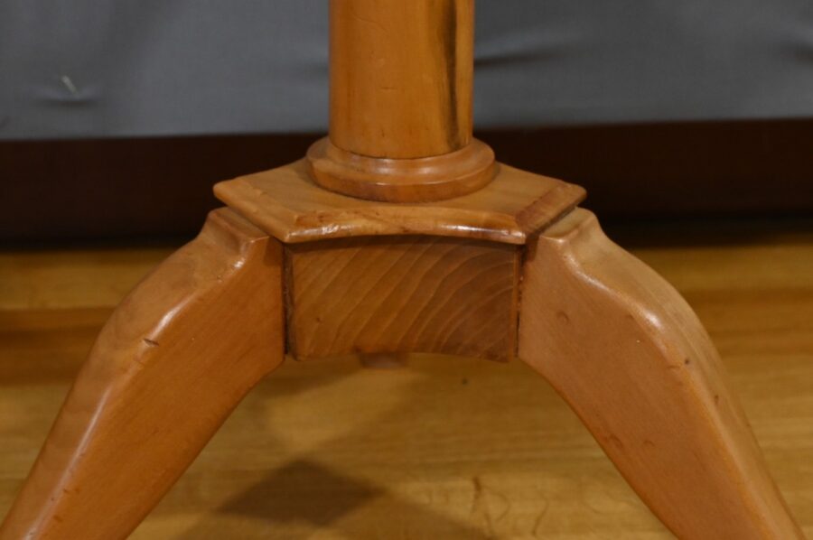 Guéridon à Système en Merisier - Début XXe - Antiquités Lecomte